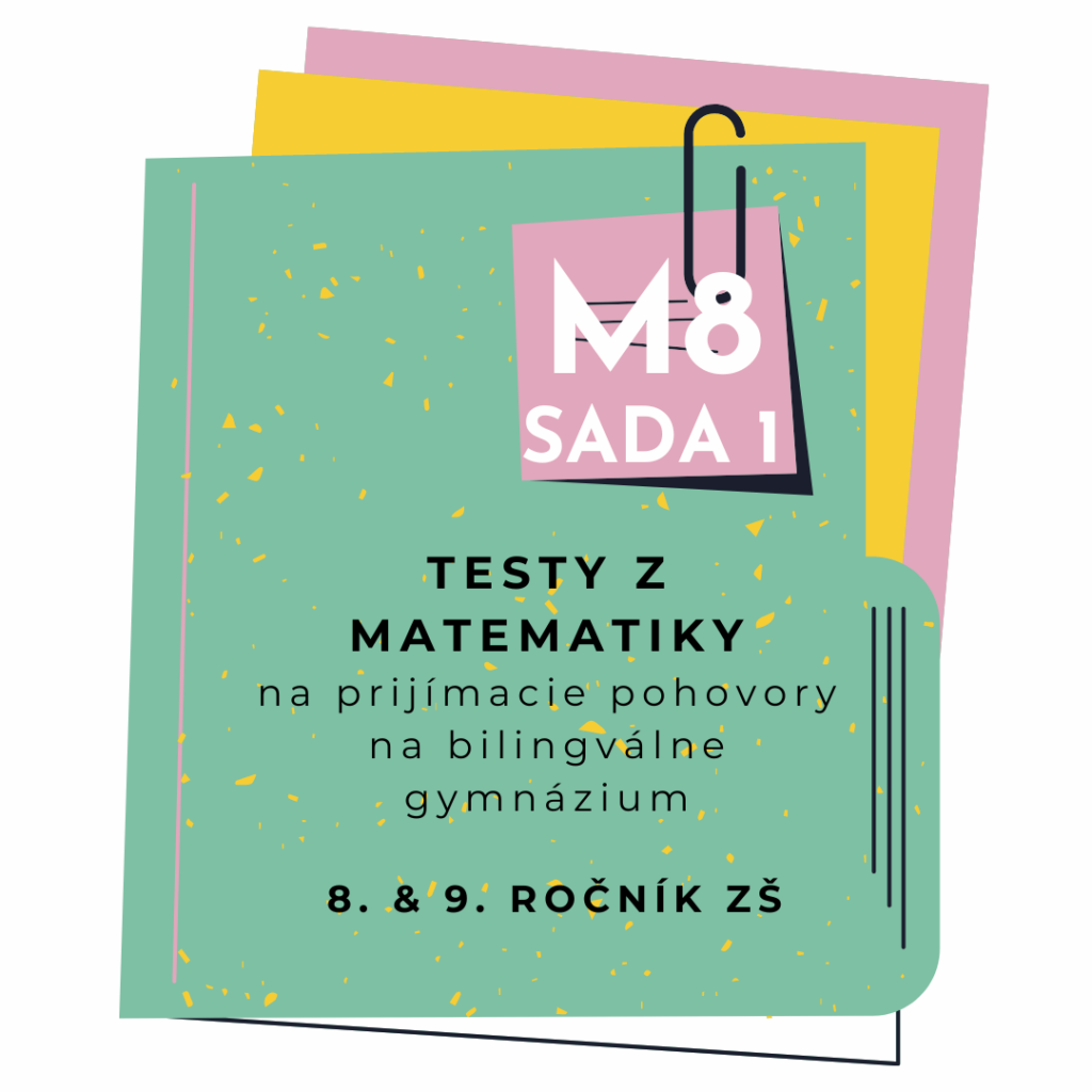 Riešené testy z matematiky M8 SADA 1 - Shop Cielene